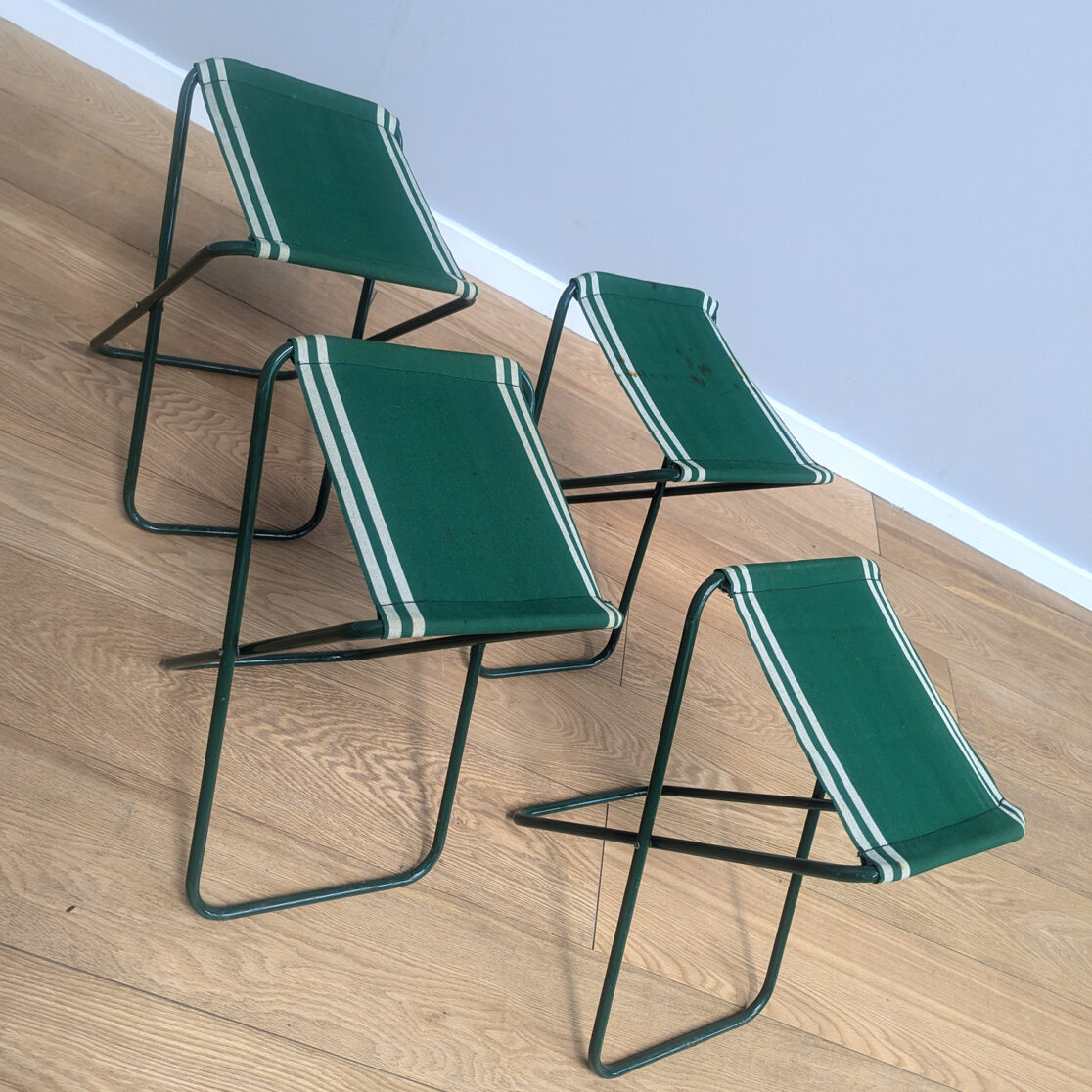 Vintage Portable Folding Picnic Table & Stool Set by Avalon