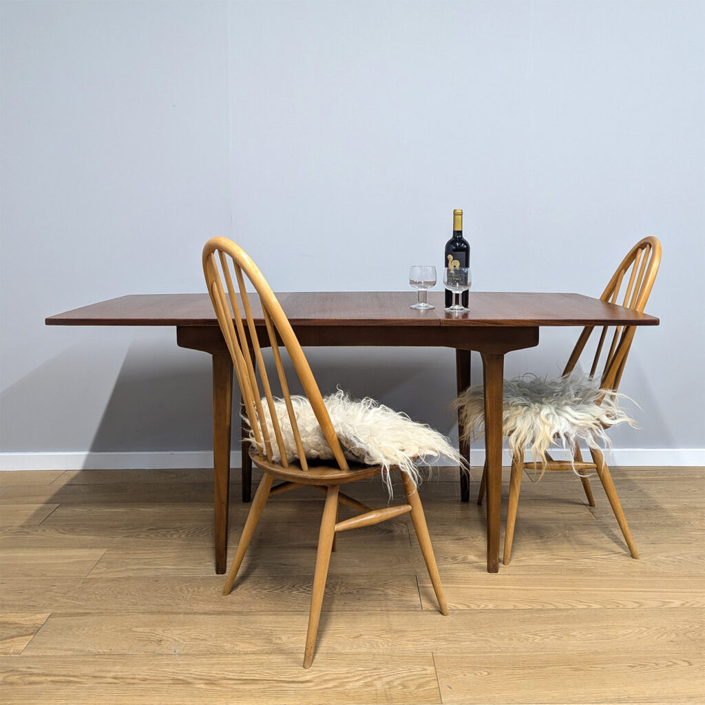 Vintage 1960s Teak Extending Dining Table by Beautility