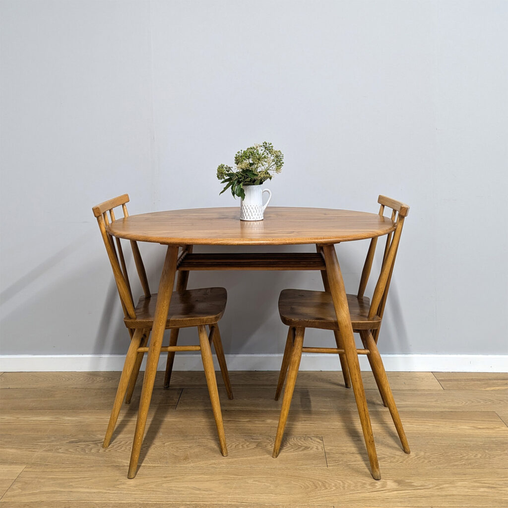 Rare Vintage Ercol 396 Oval Breakfast Kitchen Table - Original Homewares