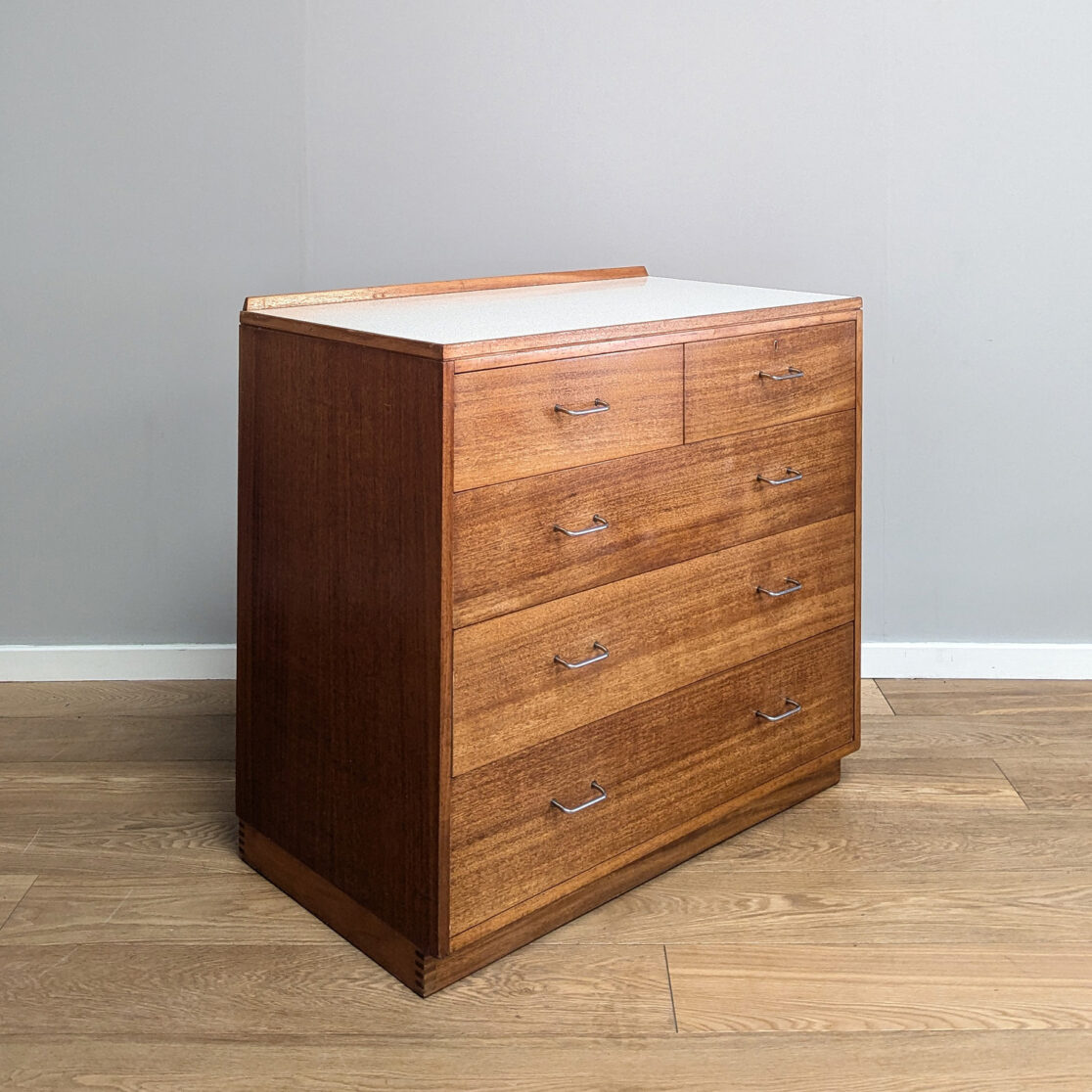 Midcentury Ex-MOD Drawer Chest by Papworth Industries